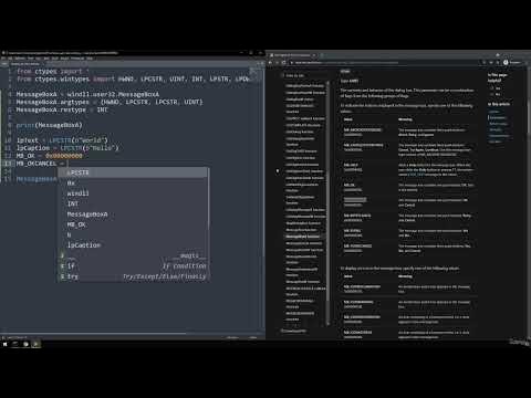 12 Interfacing with the Windows API - YouTube