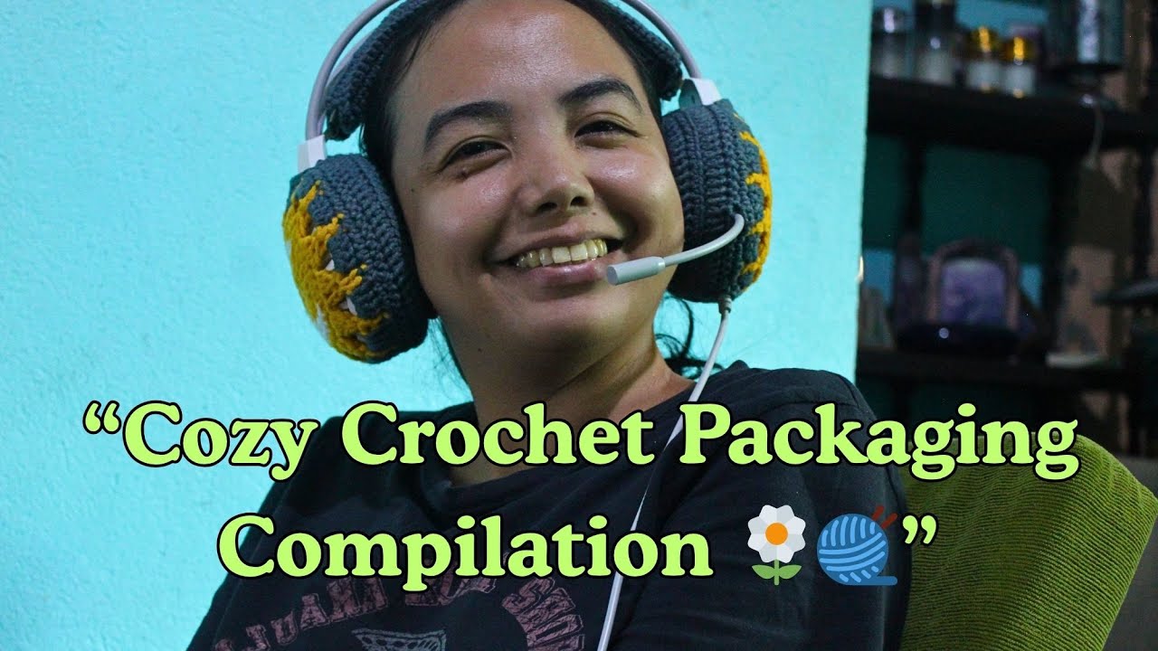 Aesthetic Crochet Packaging Compilation 🌿💛 | Orders #260–269 - YouTube