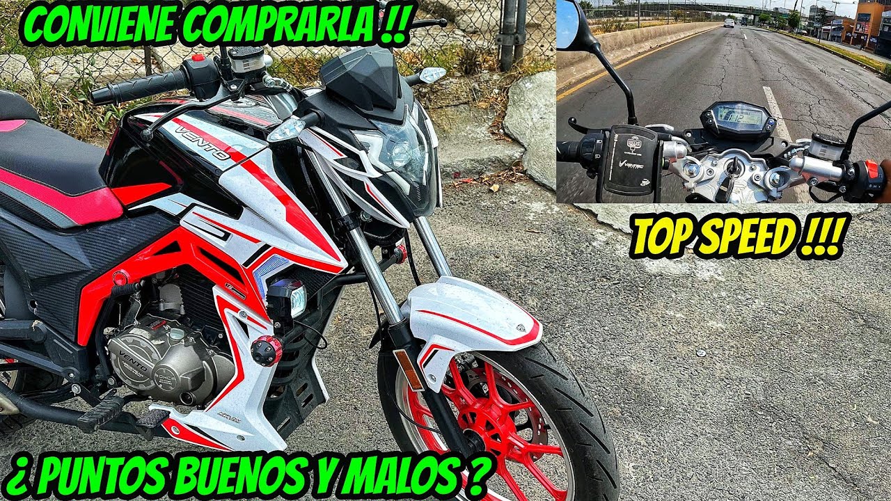 TOP SPEED LO BUENO Y LO NO TAN BUENO DE LA VENTO FALKON 220 2024🔥 NOS ...