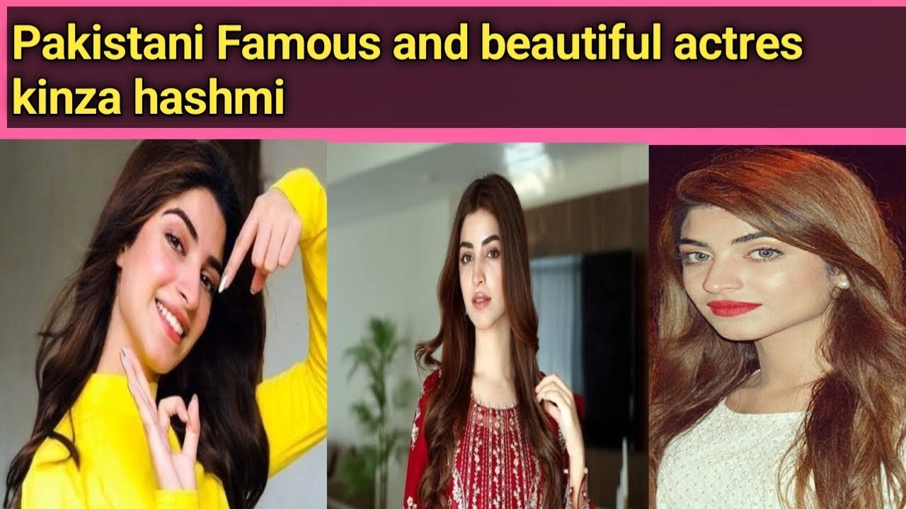 Pakistani Famous Actres beautiful look kinza hashmi 😘😍 ️ - YouTube