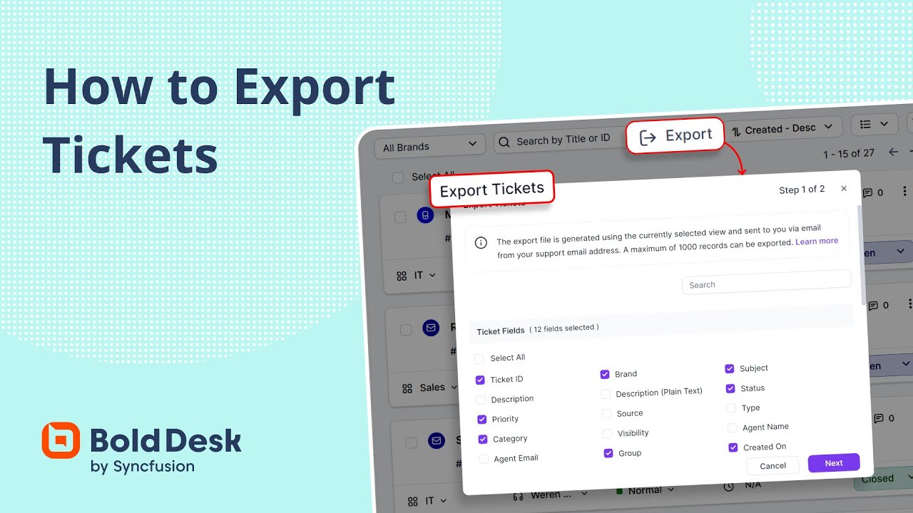 How to Export Tickets - YouTube