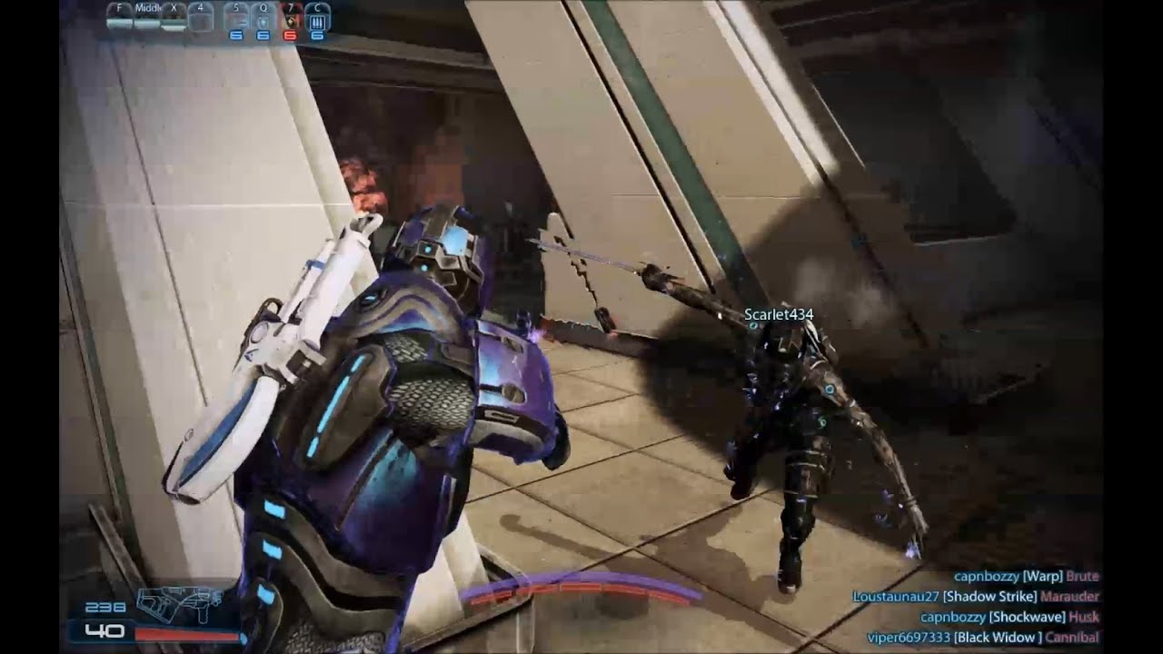 Mass Effect 3 Multiplayer Human Male Adept PC Gold Gameplay - YouTube