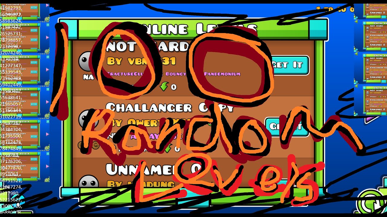 PLAYING 100 RANDOM LEVEL IDS - YouTube
