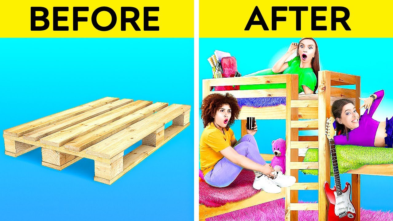 EXTREME ROOM MAKEOVER HACKS || Fantastic DIY Decorating Room Ideas by ...