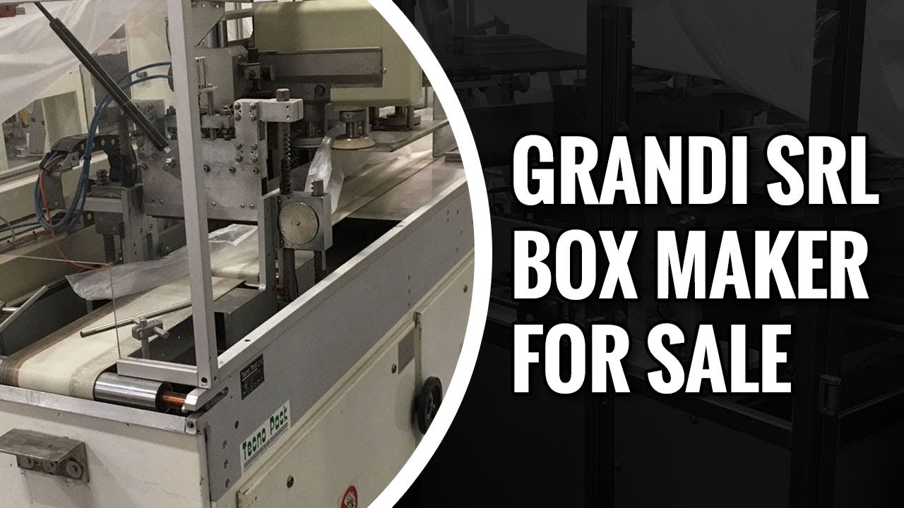 Grandi SRL Box Maker for Sale - YouTube