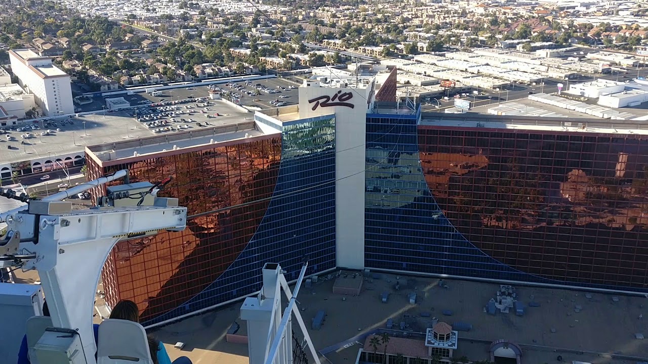 Rio Voodoo Vegas Zip Line - Must try event in Vegas Full HD - YouTube