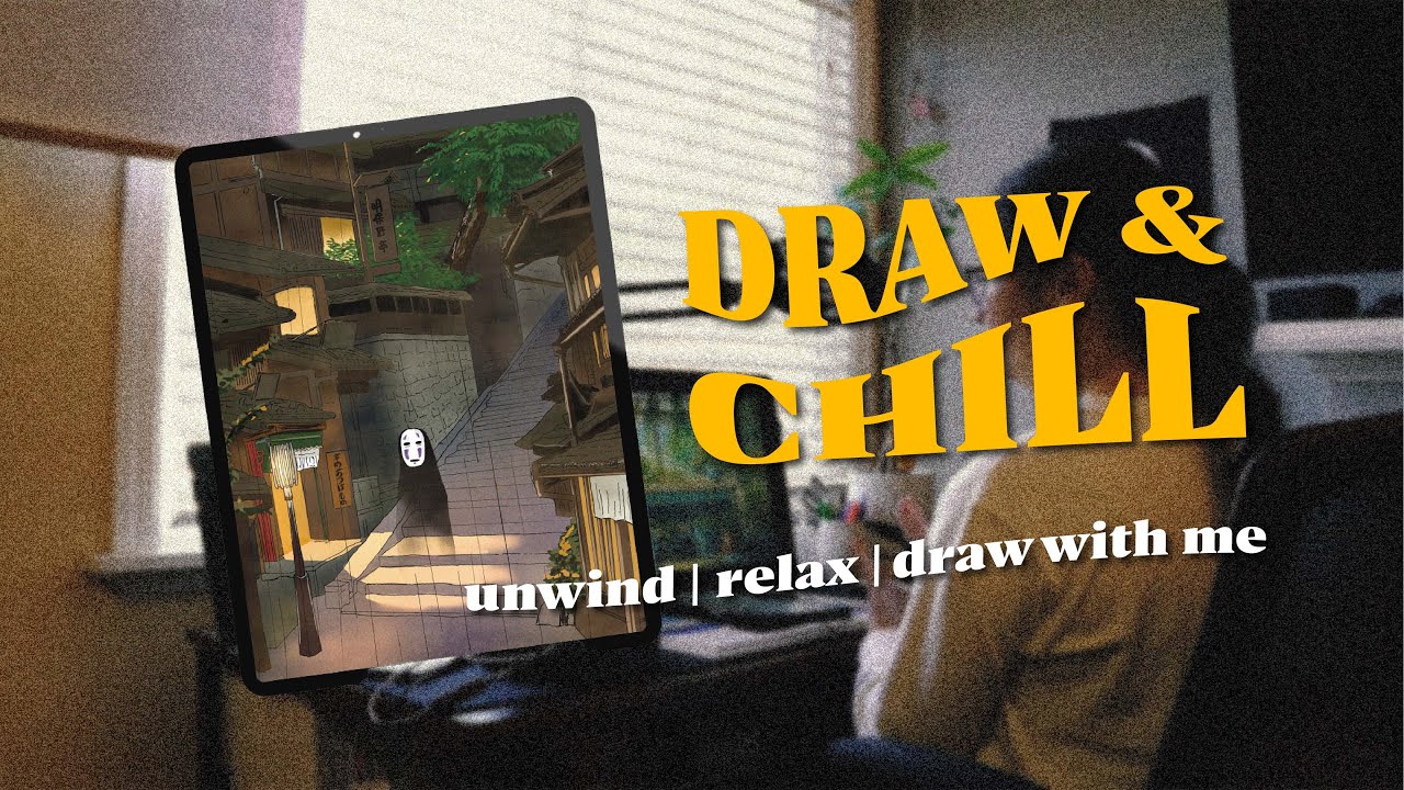 "Spirited Away" Woodblock-style Digital Art / Draw & Chill with Me ...