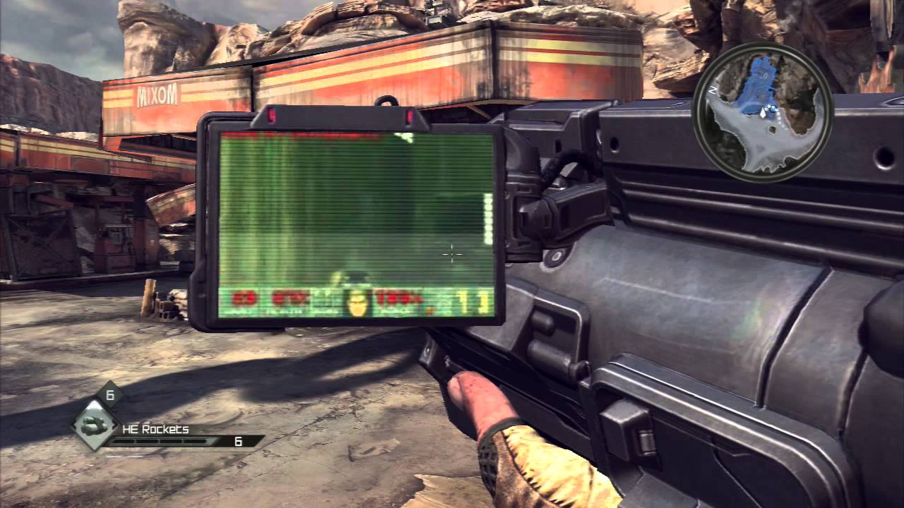 RAGE® Rocket Launcher DOOM® Easter Egg - YouTube