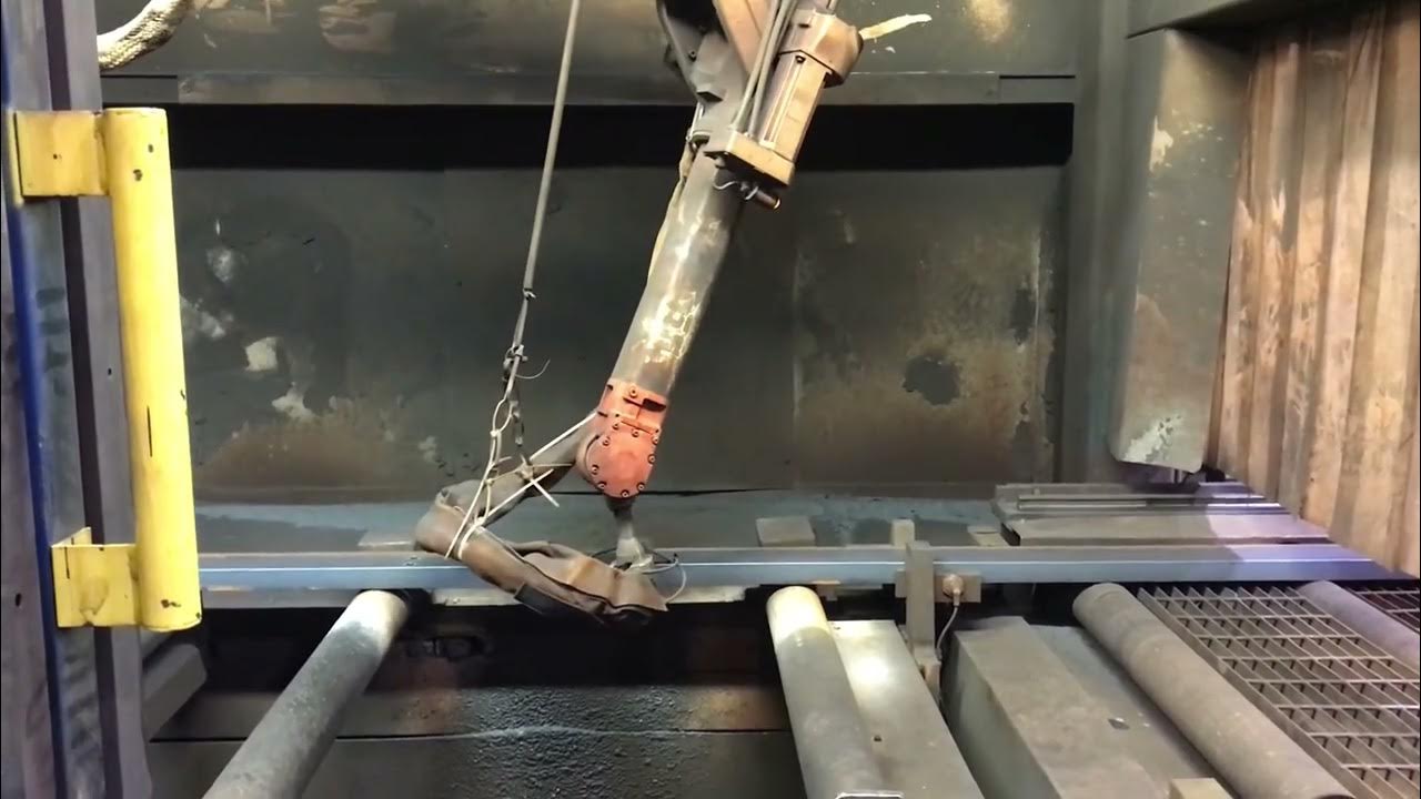 PythonX Robotic Plasma Cutting System For 3-Sided Processing - YouTube