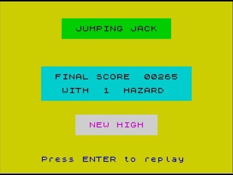 ZX Spectrum Jumping Jack Challenge - YouTube