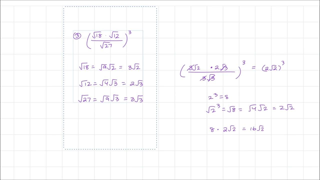 Algebra 2 Radicals Regents Review - YouTube