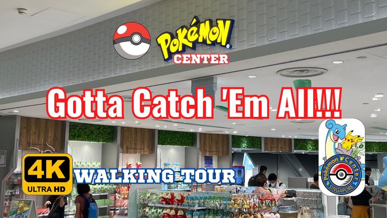 SINGAPORE'S FIRST POKEMON CENTER-OUTSIDE JAPAN (4K). - YouTube