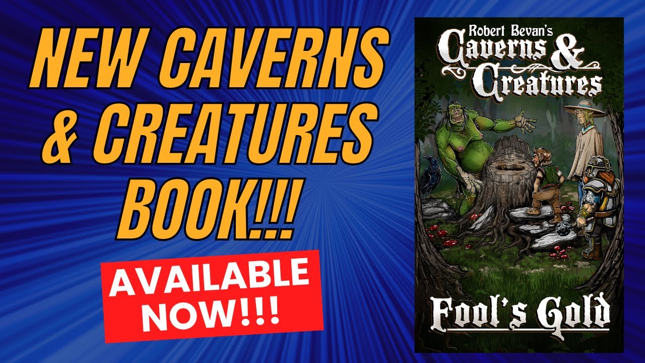 New Caverns & Creatures Book Available NOW! - YouTube