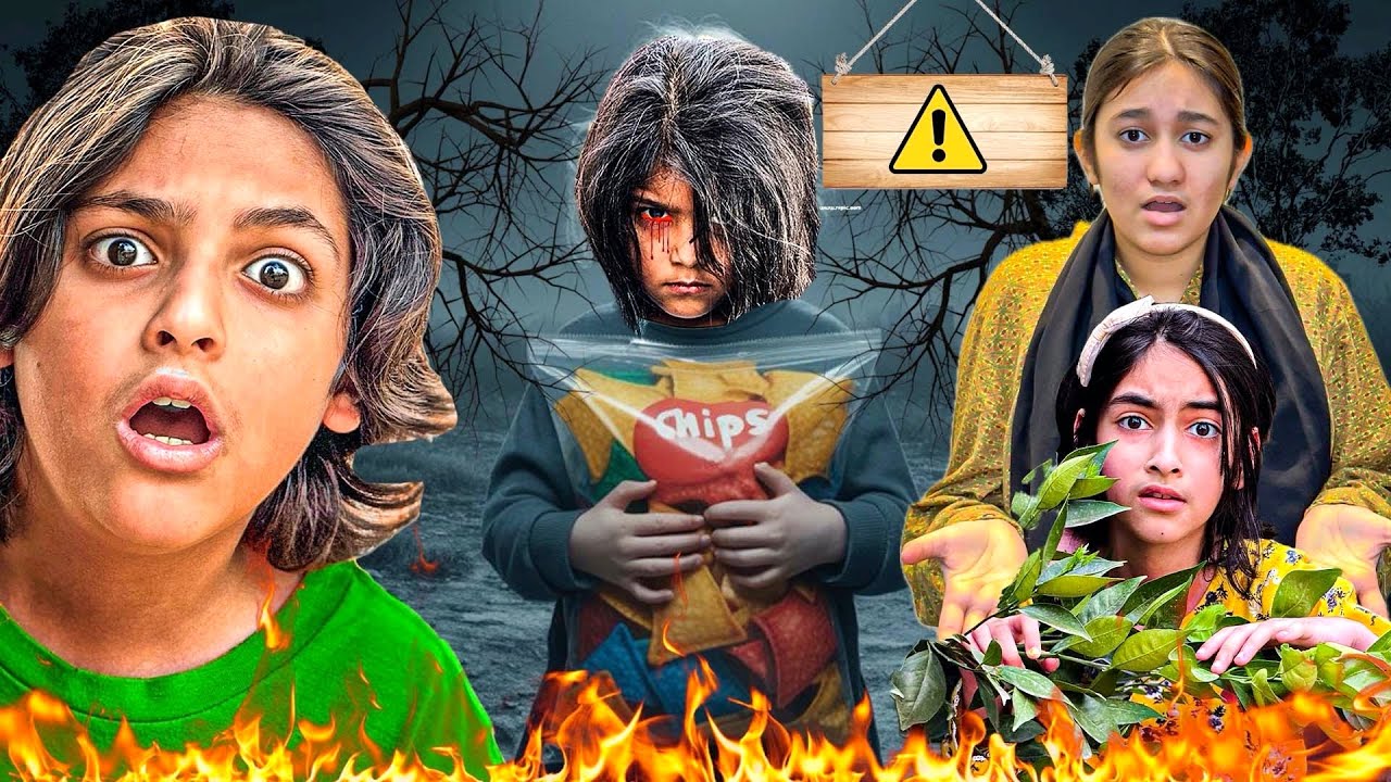 Chips Chor Bhootni 🧟‍♀️ || Horror Little Girl 👻 || Haunted Video 🎥 ...