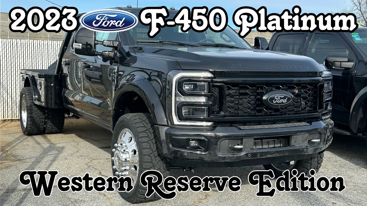 2023 Ford F-450 Platinum Western Reserve-CM SK Skirted Bed Custom Super ...
