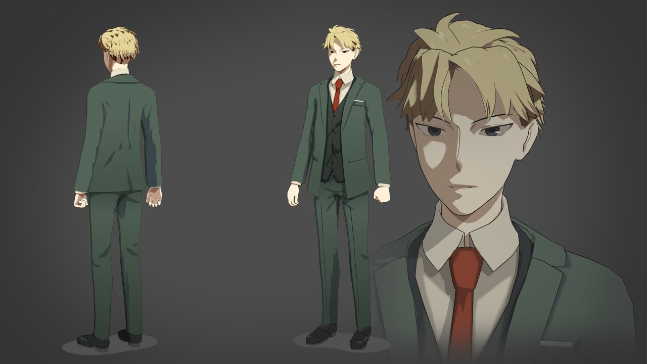 Loid Forger/Twilight (Spy x Family) Modeling Timelapse - YouTube