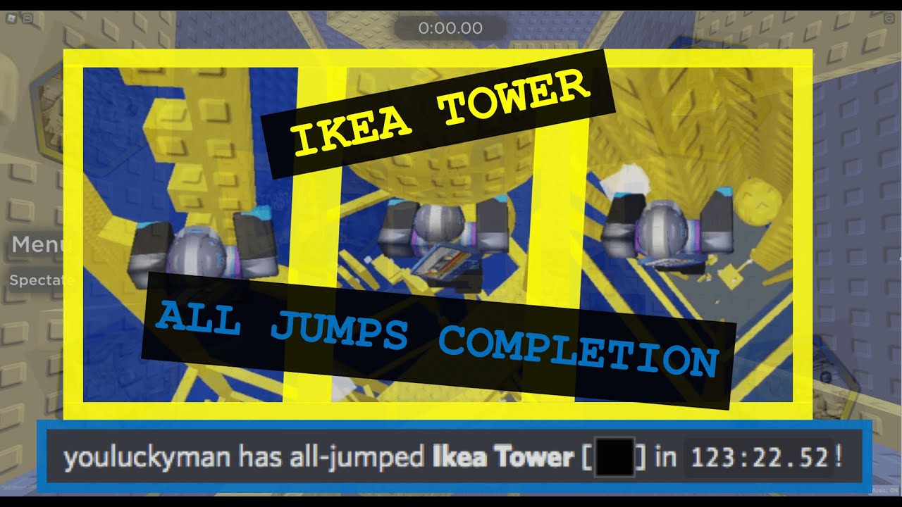 IKEA TOWER all jumps but i forgor to record the first half - YouTube