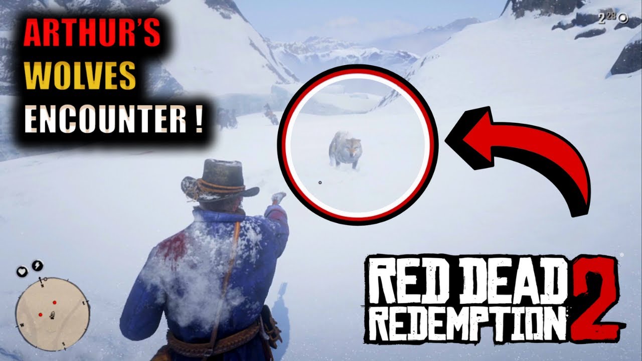 WOLVES ATTACKED ARTHUR ...RED DEAD REDEMPTION 2 ..THE BEGINNING 1080P ...