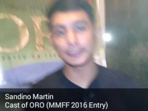 Sandino Martin reveal something in ORO - YouTube