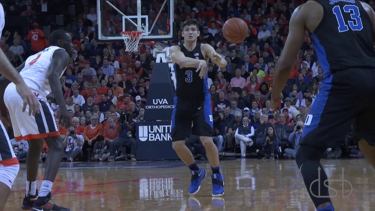 Duke Men's Basketball at UVA highlights - YouTube