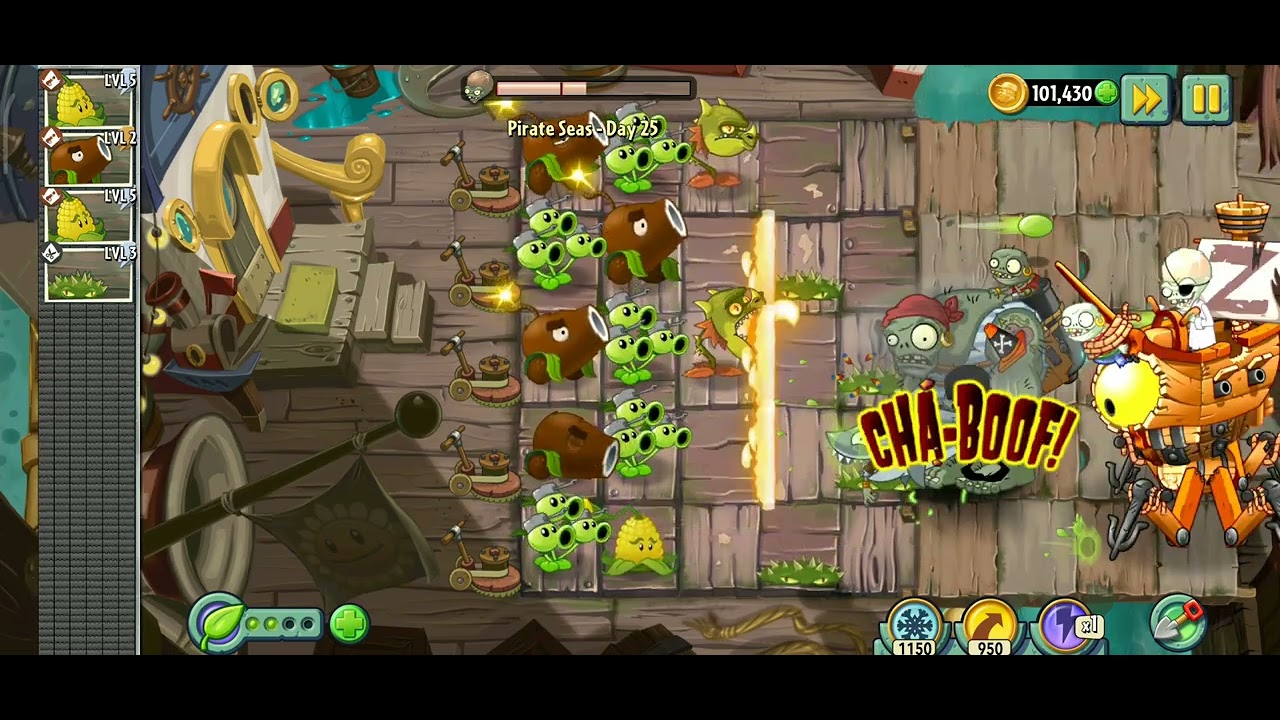 PvZ2 Boss level 2 - YouTube