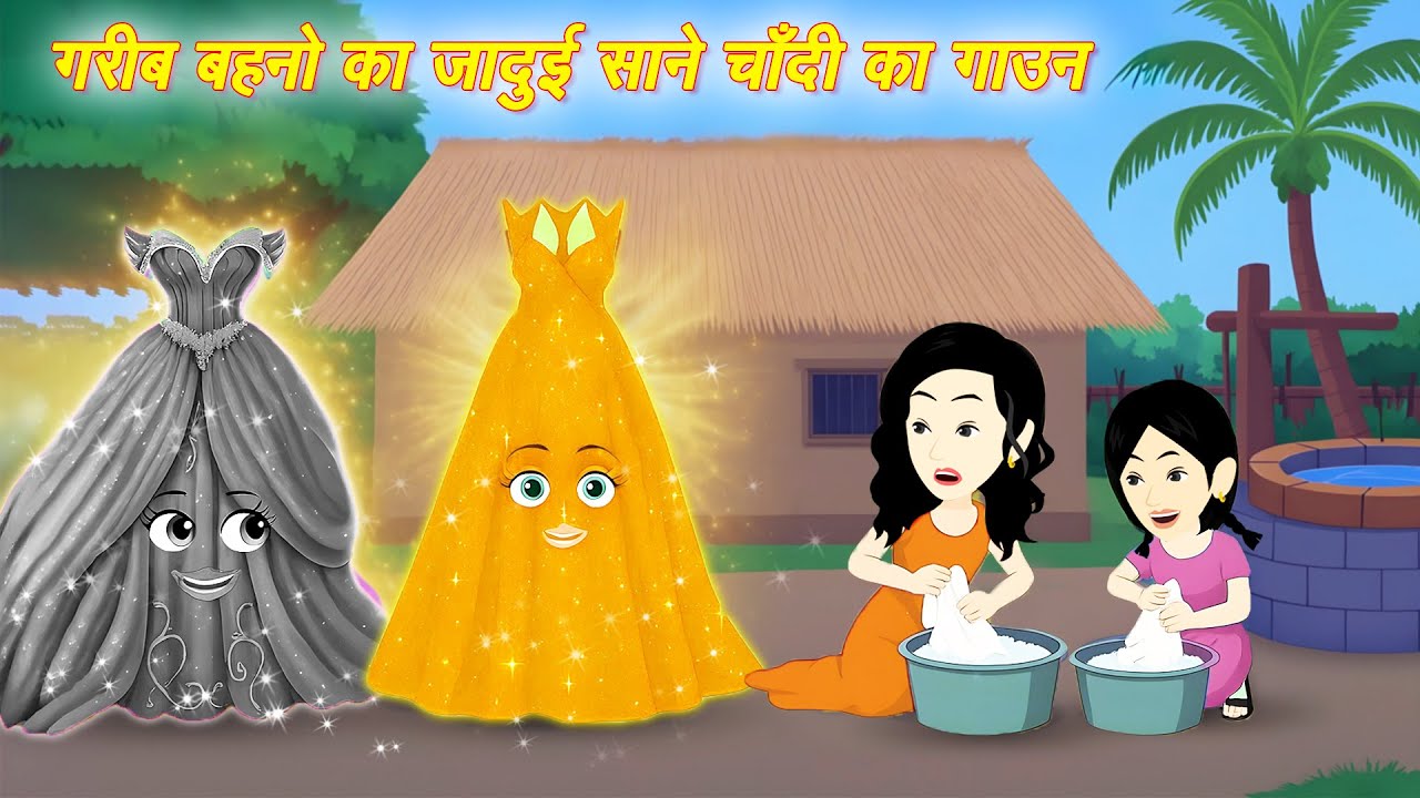 Jadui Hindi Kahani | Jadui Gown | Jadui Pario ki Kahaniya Cartoon ...