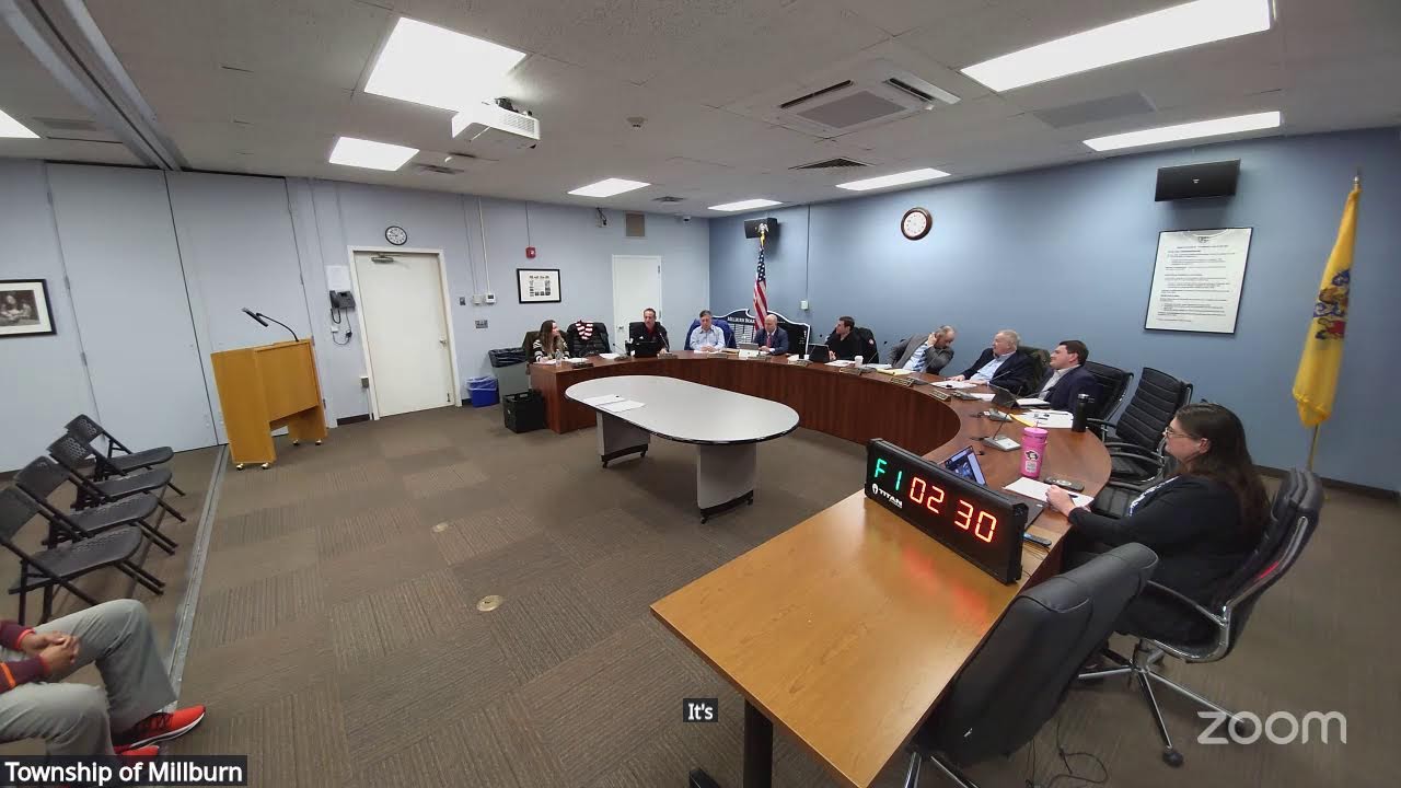 Township Committee Meeting 1/20/26 - YouTube
