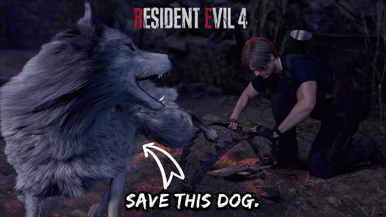 Save This Dog & It'll Help you Fight a Beast #re4remake - YouTube