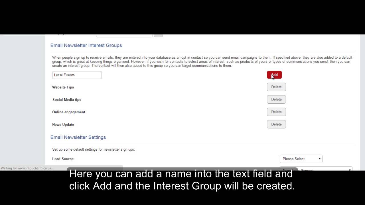 How to create an interest group - YouTube