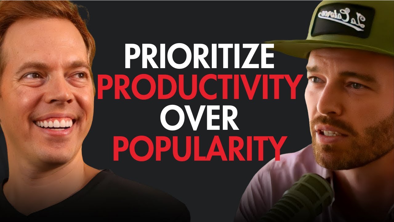 Prioritize Productivity Over Popularity | The Startup Therapy E319 ...