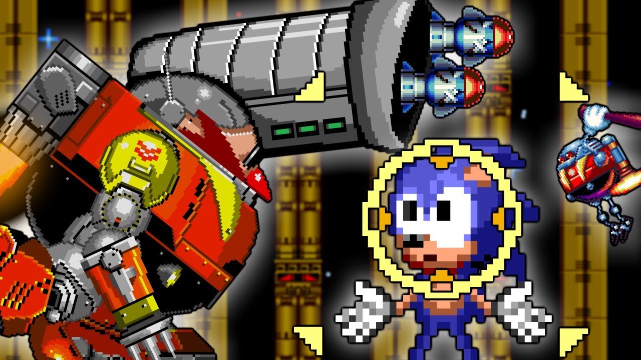 Death Egg Robot Megamix Battle #2 Sonic Sprite animation - YouTube