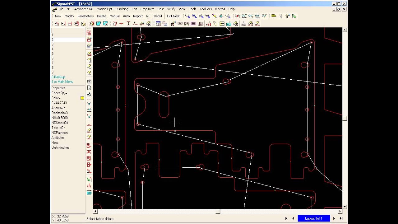 Learning Sigmanest--Advnc tab - YouTube