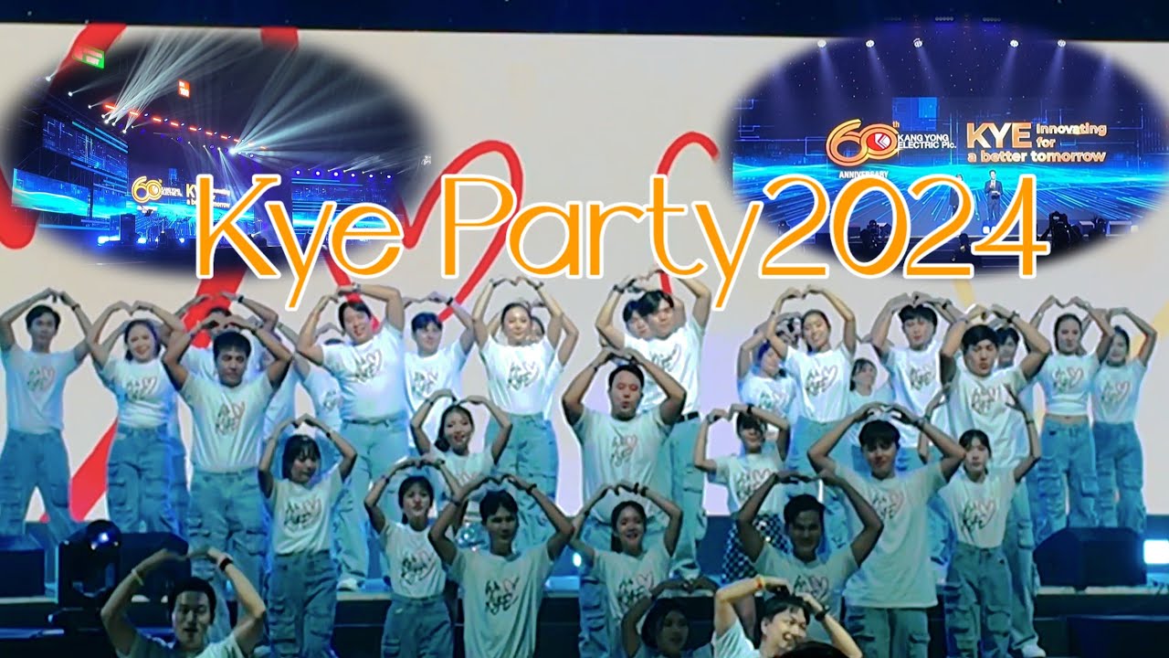 เริ่มเเล้วงานเลี้ยงสังสรรค์ สุดอลังการงานสร้าง Kye Happy Newyear party2024 - YouTube