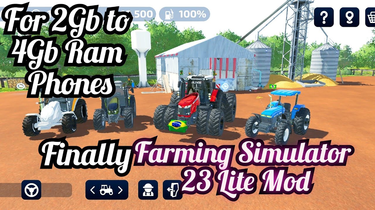 Fs 23 Lite Mod| Fs 23 Gameplay #farminggames #fsskills #noob # ...