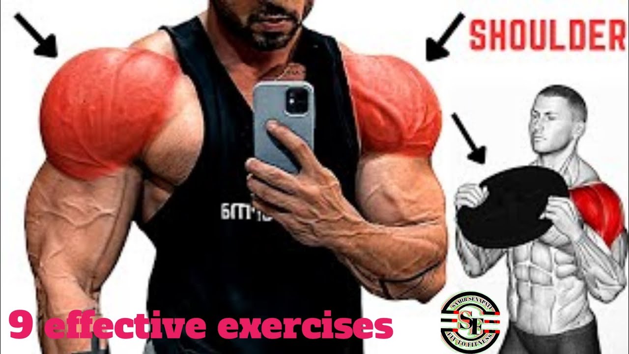 9 EFFECTIVE SHOULDER EXERCISES AT THE GYM:shoulder workout - YouTube