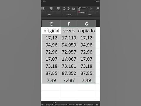 Como pintar linhas alternadas de uma tabela no Excel #shorts - YouTube