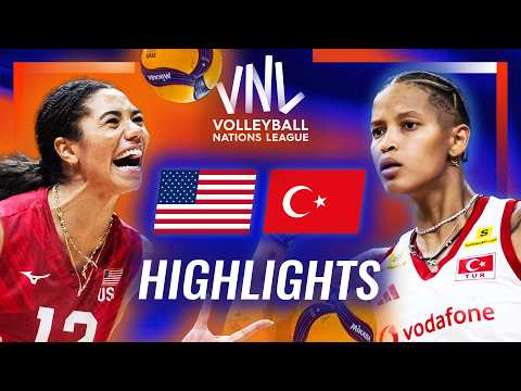 USA 🇺🇸 vs. Türkiye 🇹🇷 - Highlights | Week 3 | Women's VNL 2026