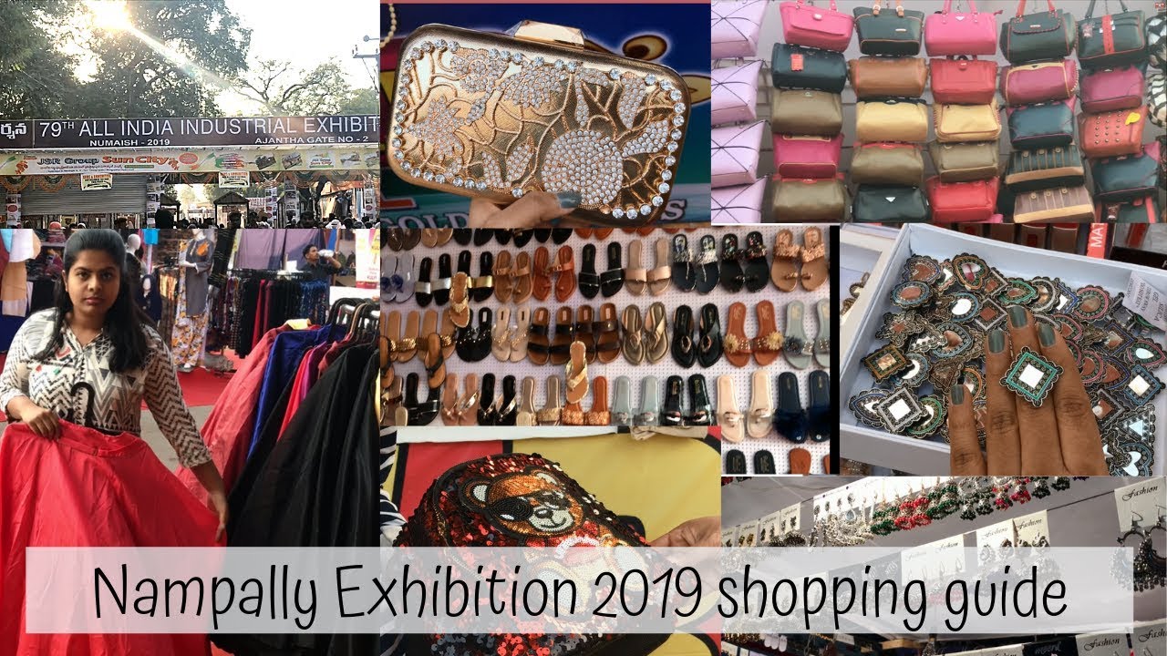 Nampally Exhibition 2019 | Shopping Guide | Sushmitha Neppalli - YouTube