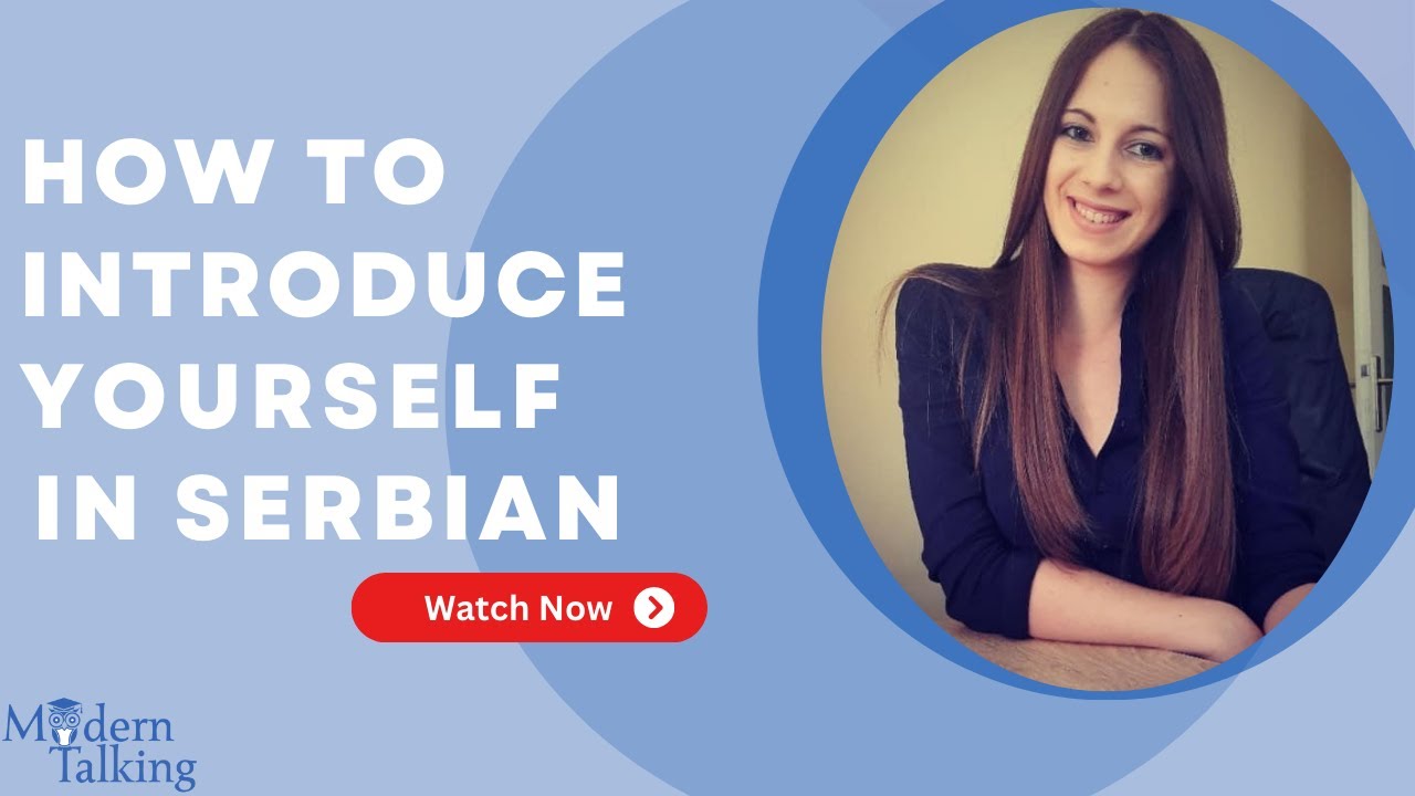 SELF INTRODUCTION | How to introduce yourself in Serbian | Serbian in 5 ...