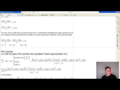 Peter Ponders PID - Using Tustin's Approximation. - YouTube