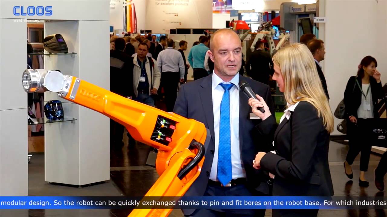 CLOOS - QIROX Welding Robot QRH280-6 - YouTube