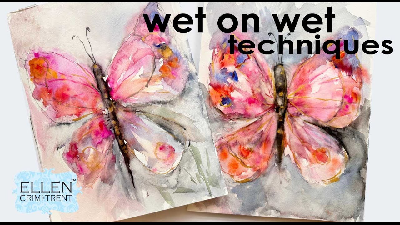Watercolor Wet on wet techniques for any skill level - YouTube