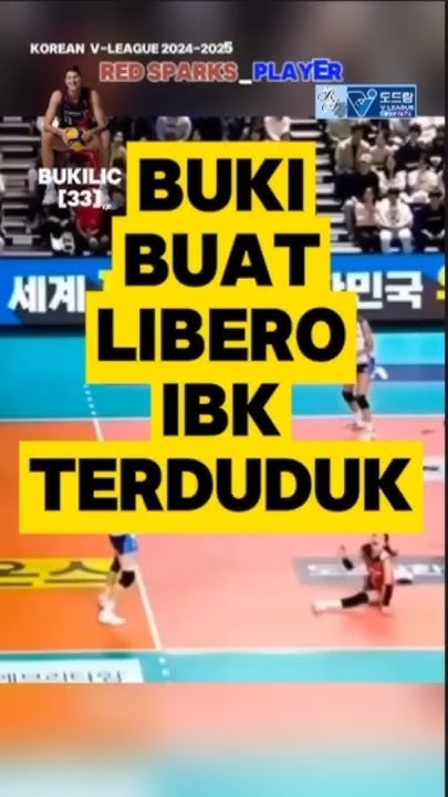 Buki Bikin Libero IBK Terduduk #ramonadi76 #redsparksplayer - YouTube