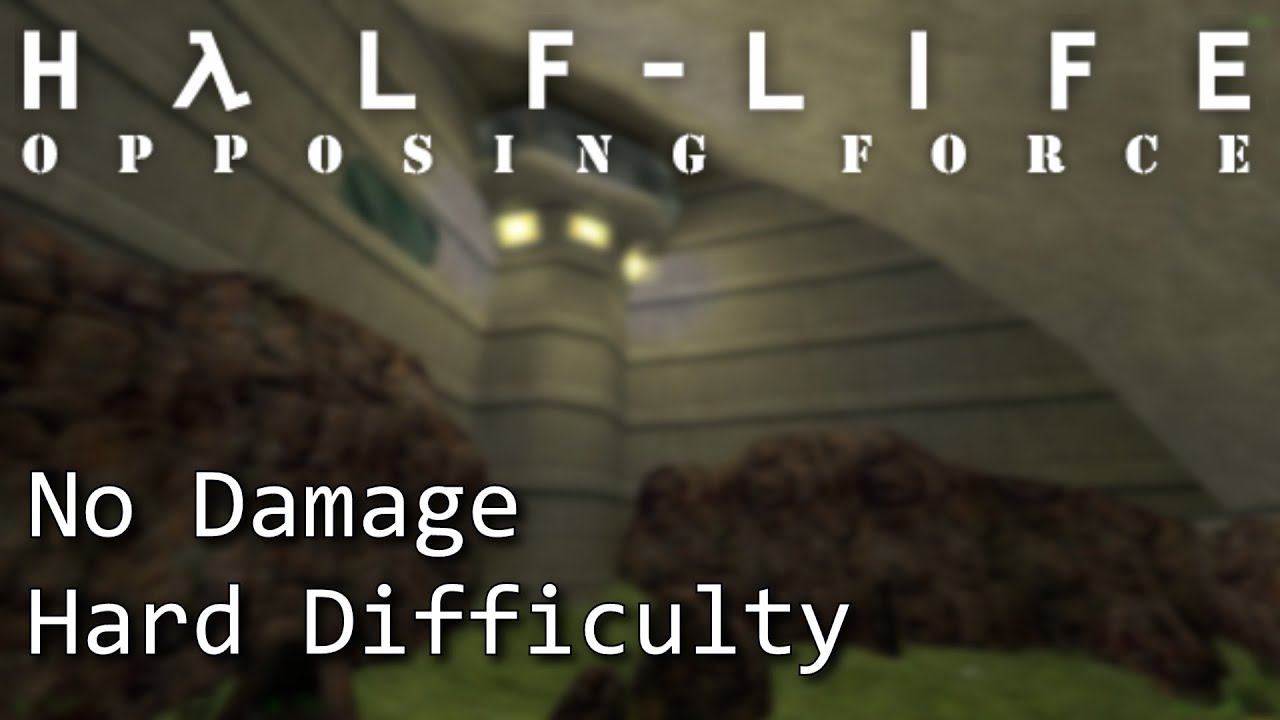 Half-Life: Opposing Force (PC) - No Damage, Hard Difficulty - YouTube