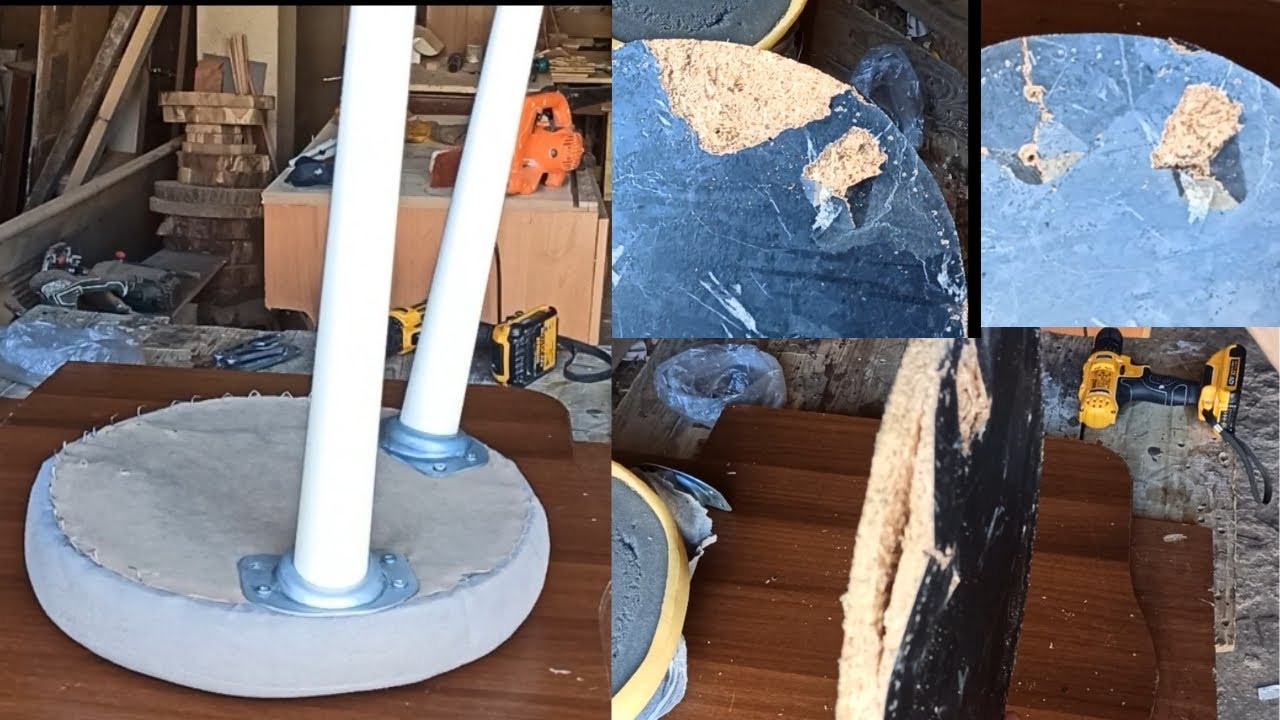 Kırılmış Tabure Sandalye Tamiratı ( Broken Stool Chair Repair ) - YouTube