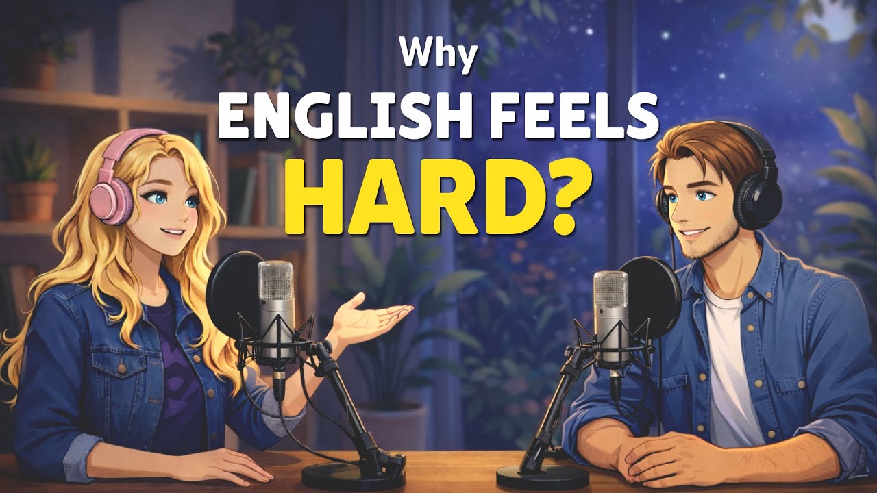 English Feels Hard? This Calm Practice Will Help You Speak - YouTube