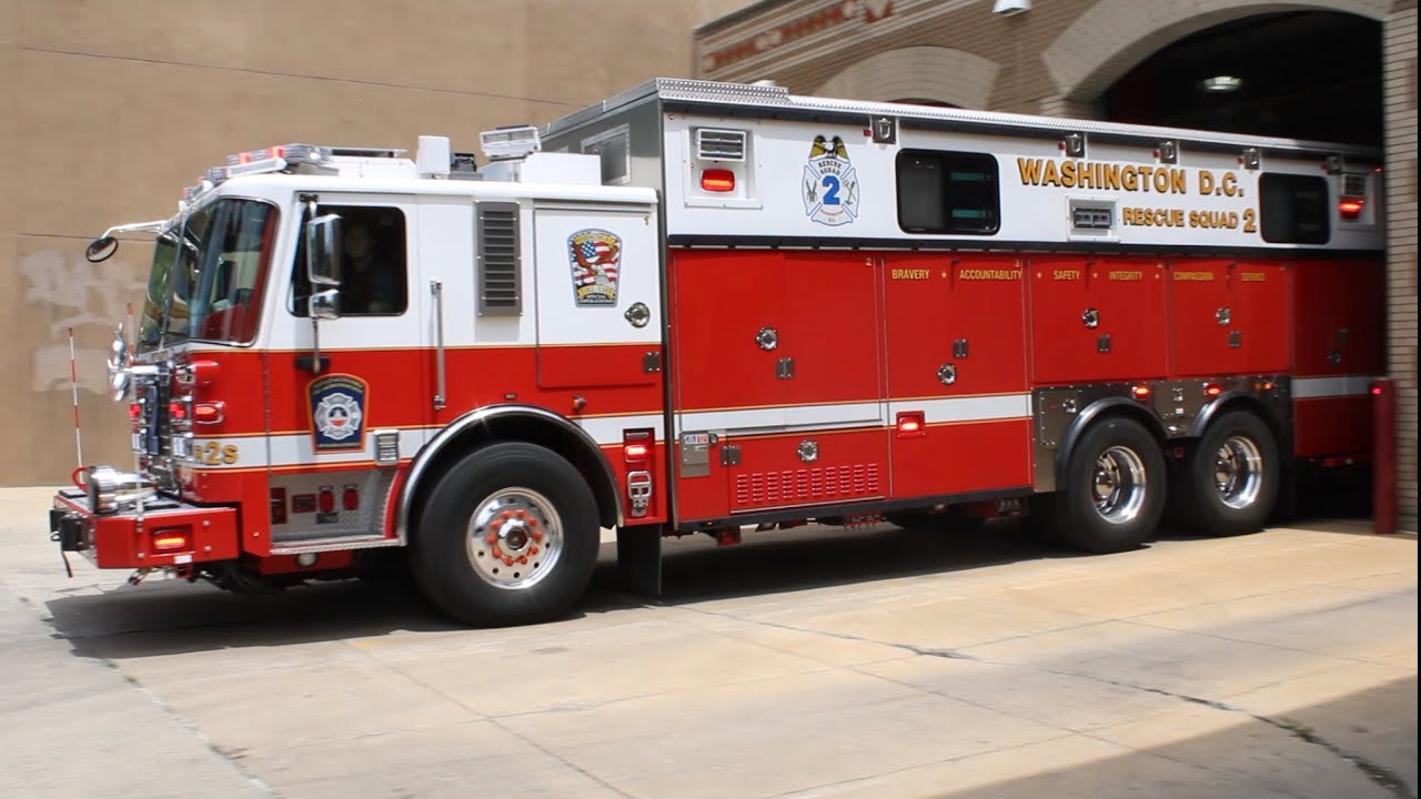 DCFD Engine 24 & Rescue 2 Responding, June 2024 - YouTube