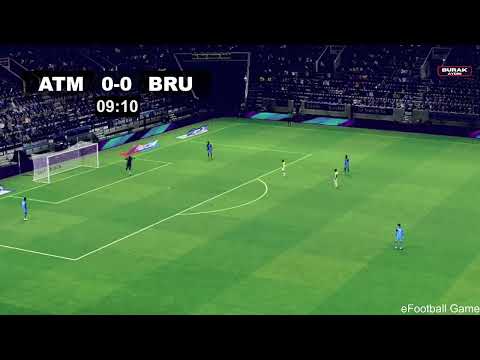 ATLETİCO MADRİD - CLUB BRUGGE | eFootball 21 Türkçe Oyunyun