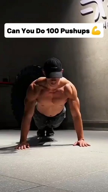 100 pushups challenge 💪, muscles Building and strength - YouTube