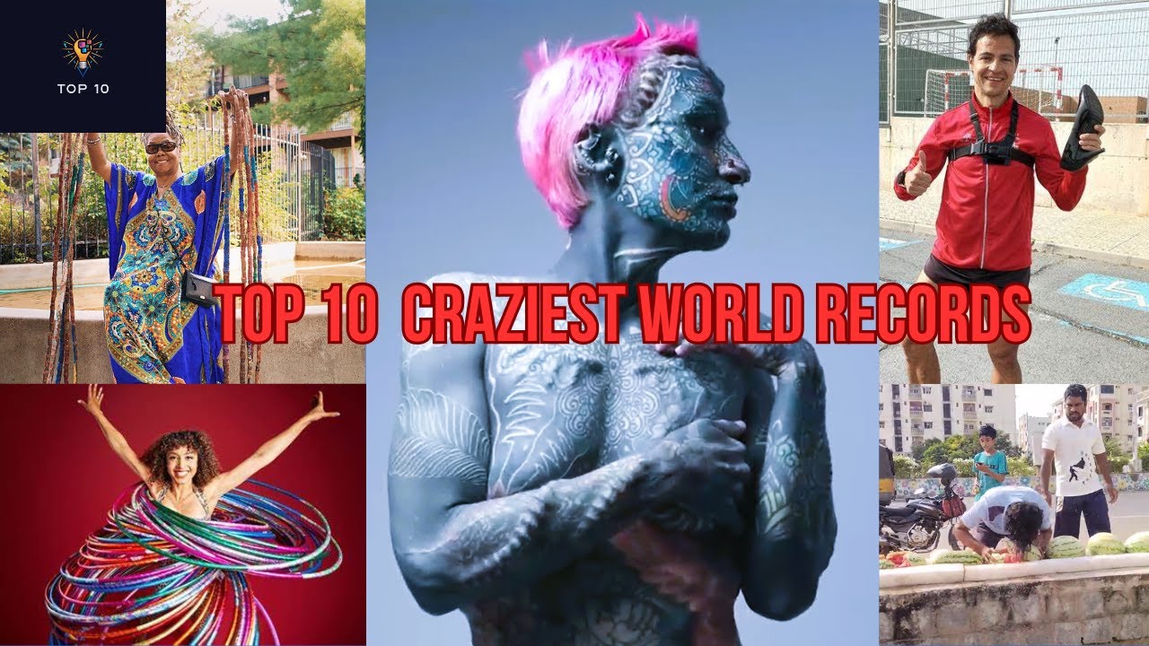 Top 10 Craziest World Records That Will Blow Your Mind! #WorldRecords ...